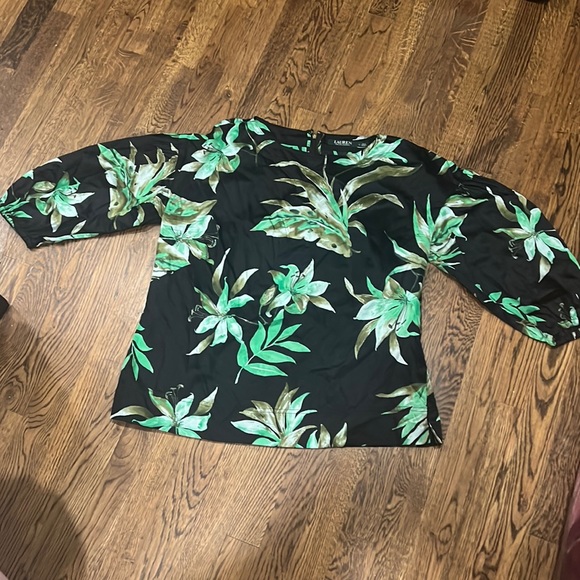 Lauren Ralph Lauren | Tops | Lauren By Ralph Lauren Tropical Floral ...